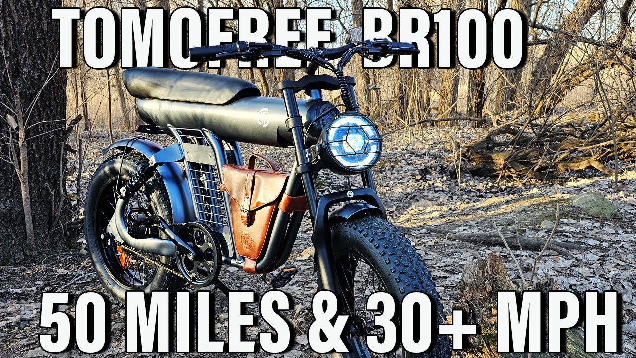 RETRO EBIKE! 50 MILE RANGE & 30+ MPH TOMOFREE YYG BR100 - YouTube