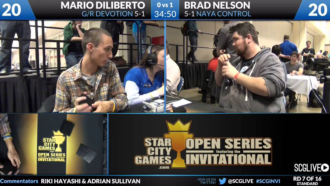 SCGINVI - Round 7 - Brad Nelson vs Mario Diliberto - YouTube