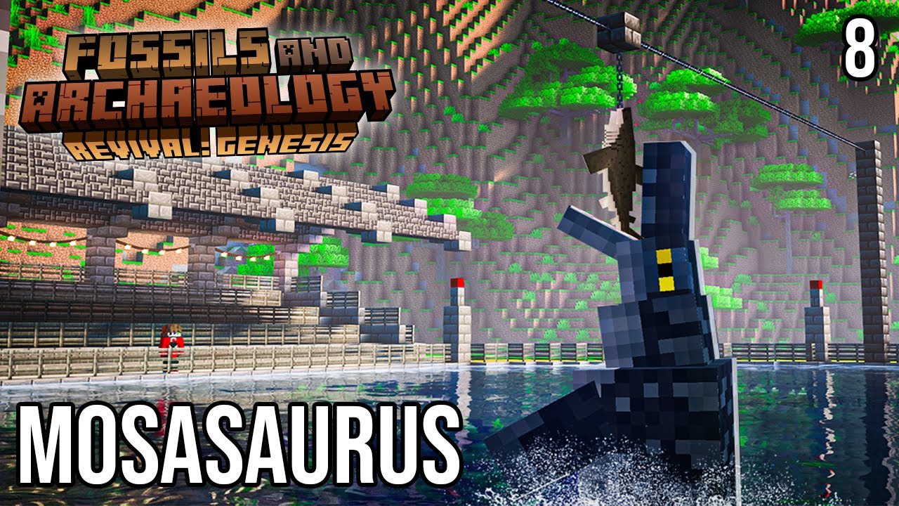 I Hatched a MOSASAURUS In Minecraft | Minecraft Dinosaurs #8 - YouTube