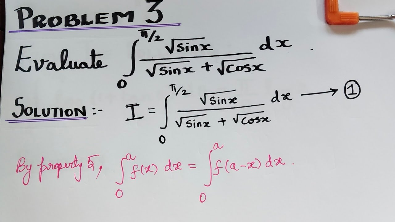 problem 3,4,5 and 6 || definite integrals|| integral calculus - YouTube