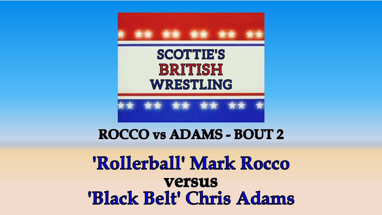 WOS British Wrestling - Chris Adams vs 'Rollerball' Mark Rocco - Bout 2 ...