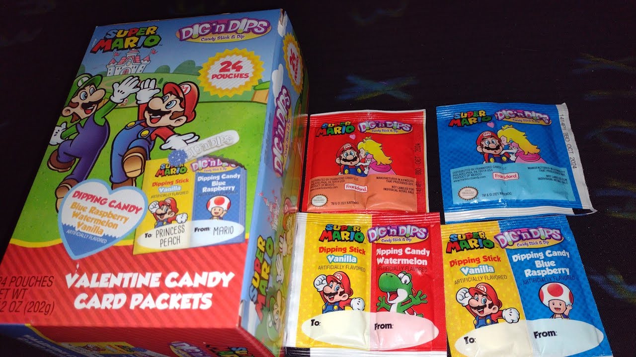 Súper Mario Dig 'n' Dips Dulces de San Valentín - Muestra en Español ...