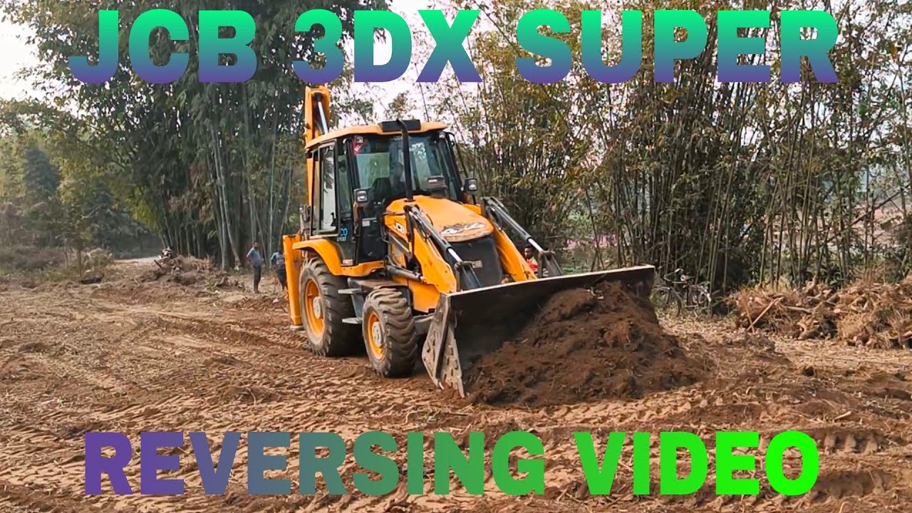 JCB 3dx super Reversing Work video - YouTube
