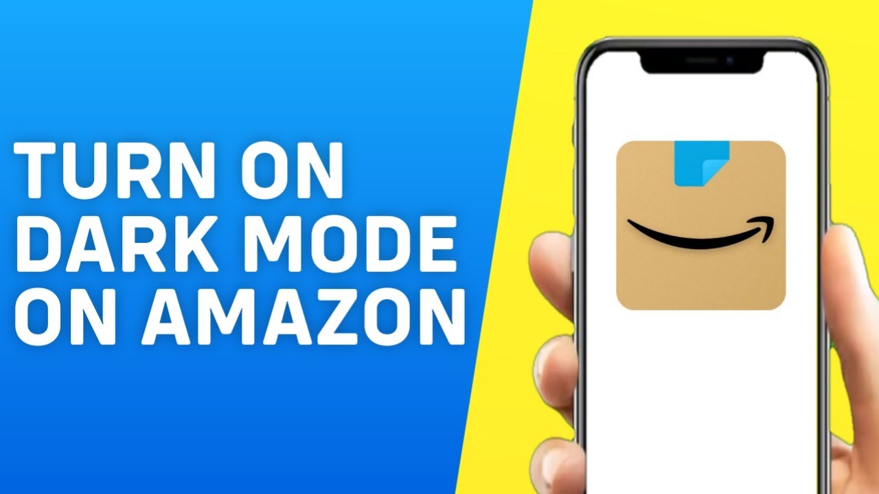 How to Turn on Dark Mode on Amazon - YouTube