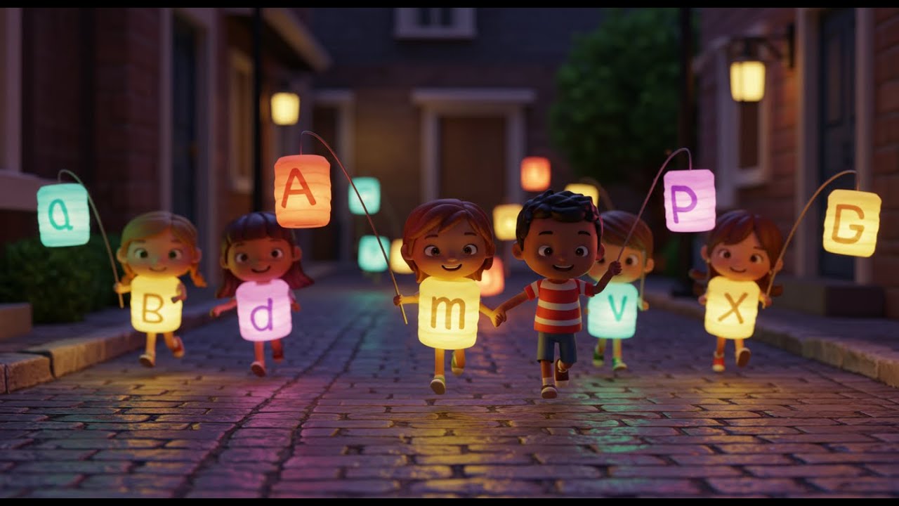 Letter Lanterns in Learning Lane 🏮📚 Nursery Rhyme for Toddlers Sing ...