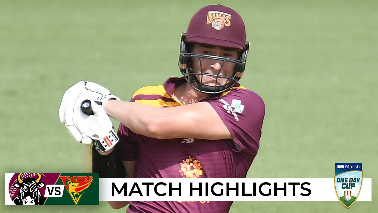 Renshaw shines as Bulls knock over Tigers | Marsh One-Day Cup 2021-22 ...
