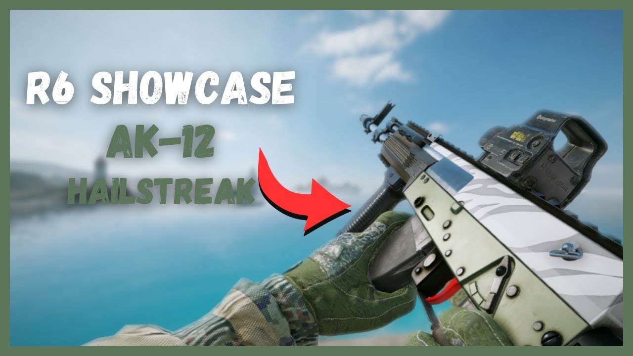 Rainbow Six Siege | AK-12 | Hailstreak | R6 Skin Showcase - YouTube