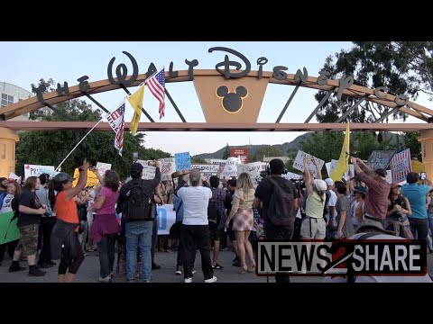"Boycott Disney" protesters rally over FL sex/gender school bill ...