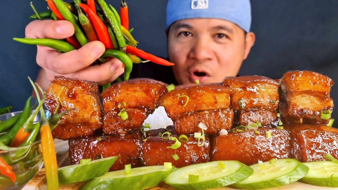PORK BELLY IN COCA-COLA A MUST TRY | MUKBANG with RECIPE | Inyaki EATS ...