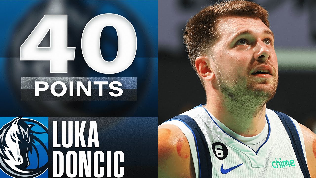 Luka Doncic GOES OFF For 40 Points vs Hornets! | March 26, 2023 - YouTube