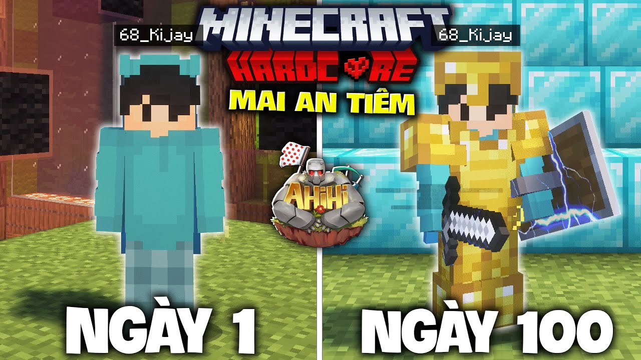 Kijay Sinh Tồn 100 ngày MINECRAFT TRÁI ĐẤT MAI AN TIÊM SIÊU KHÓ! - YouTube