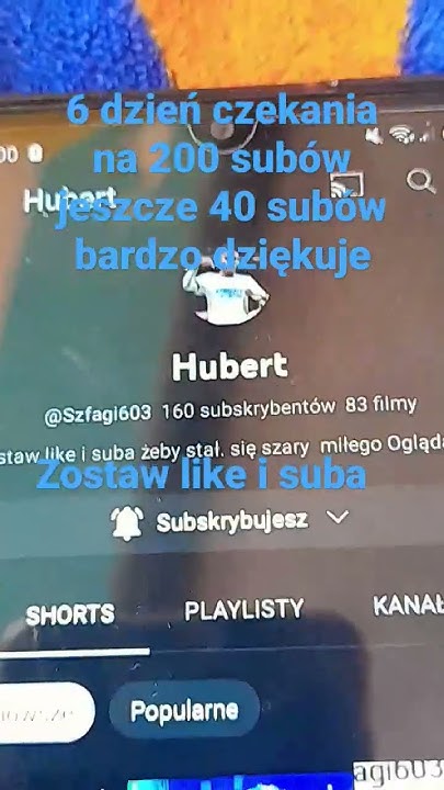 6 Dzień Czekania Na 200 Subów Youtube