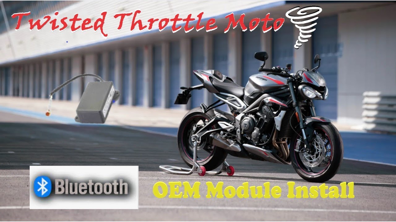 Triumph Motorcycle Bluetooth Module Install - YouTube