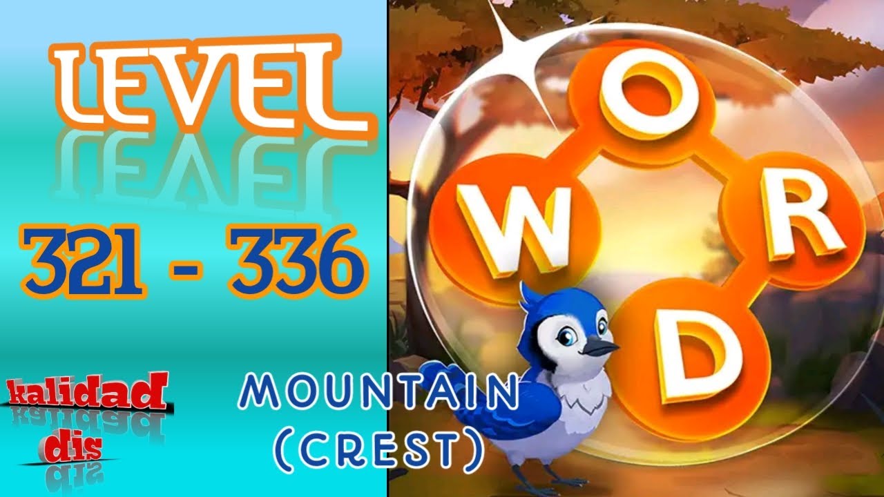 WORDSCAPES PUZZLE GAME | level 321 - 336 answers | Kalidad Dis - YouTube
