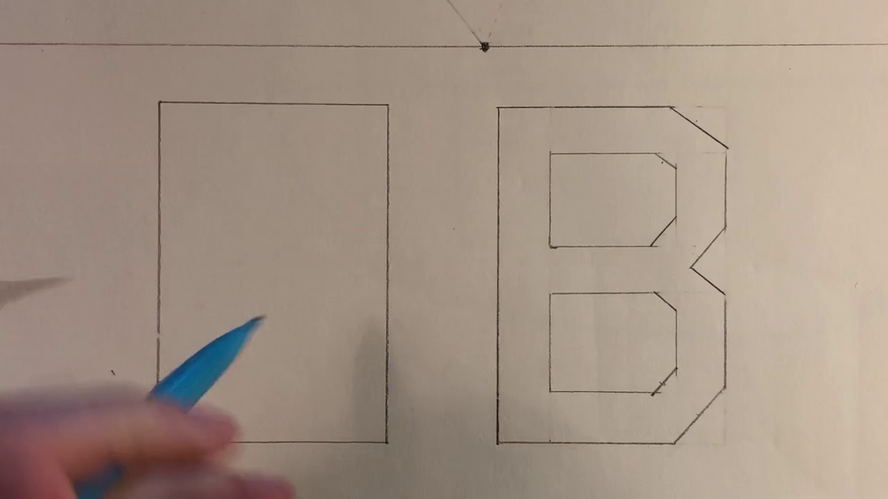 Block Letter “B” - YouTube