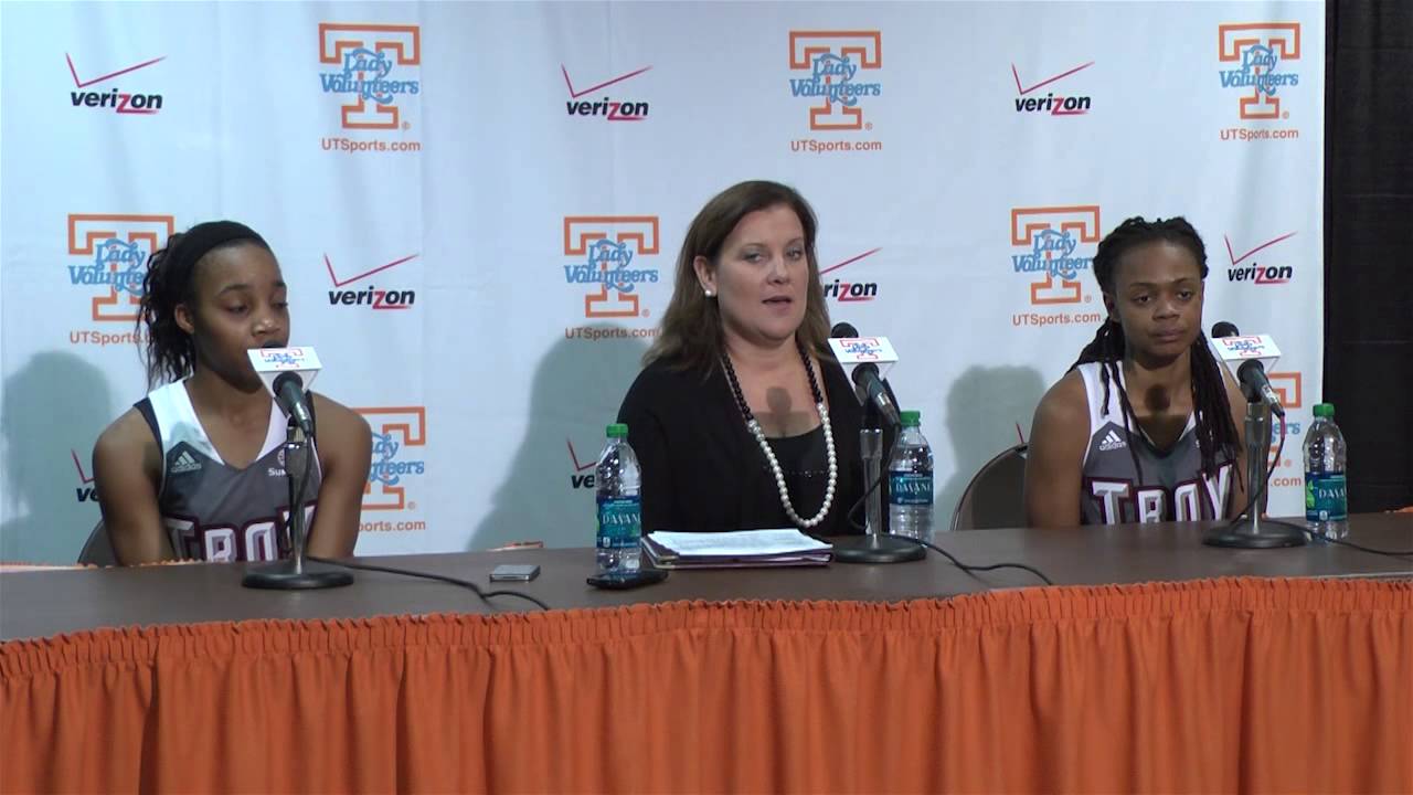 WBB: Tennessee 103, Troy 64 postgame report - YouTube