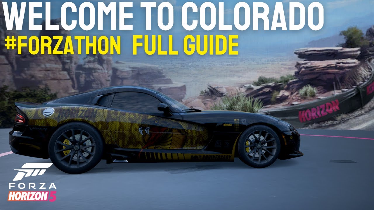 Forza Horizon 5 - #Forzathon Welcome to Colorado FULL GUIDE - YouTube