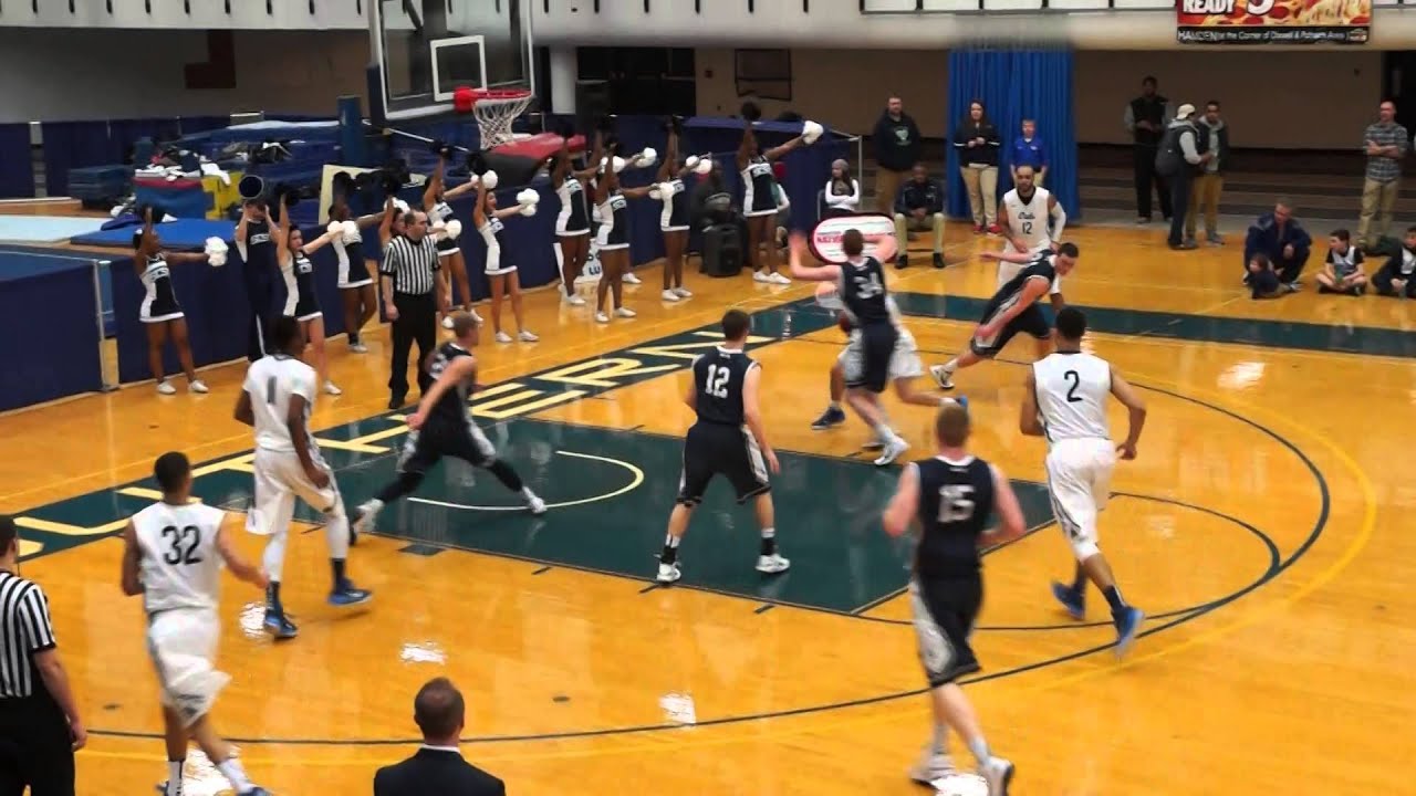 Luke Houston spinning layup vs St Anselm - YouTube