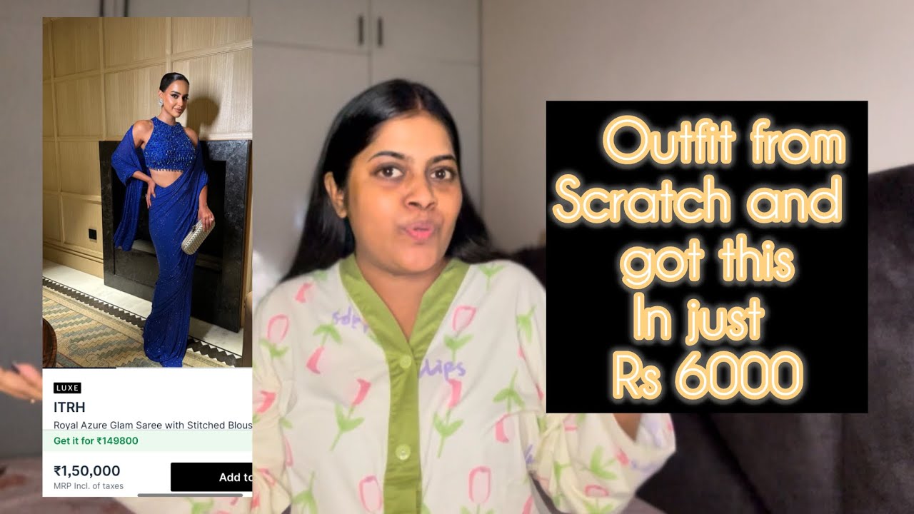 Finally I made outfit from scratch ️ | this a story time of how i made ...