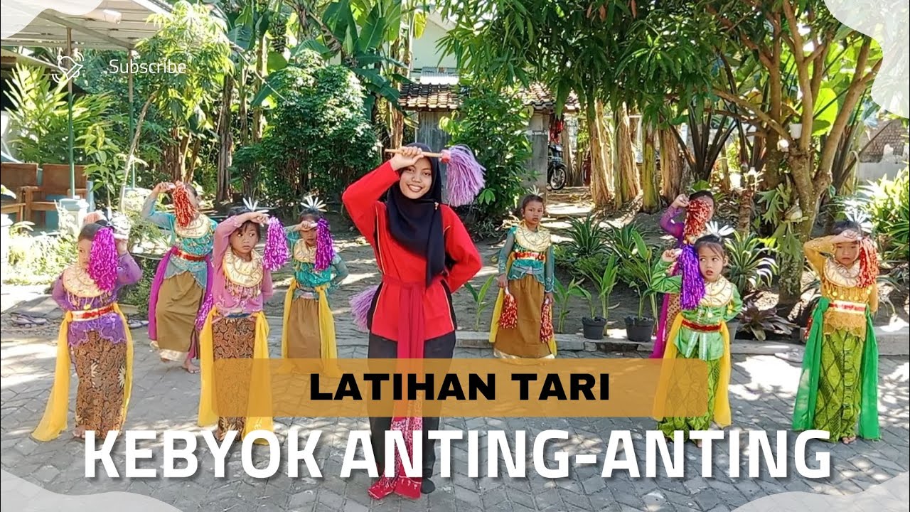 TARI KREASI KEBYOK ANTING ANTING - YouTube