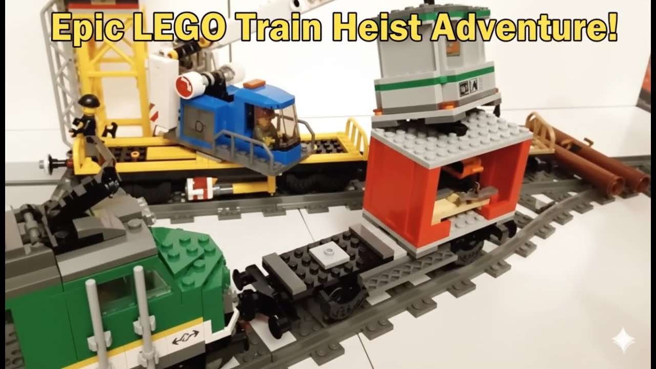 Epic LEGO Train Heist Adventure Animation! - YouTube