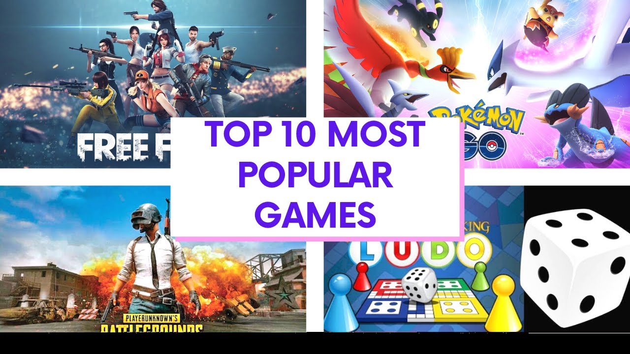 TOP 10 MOST POPULAR GAMES TILL NOW - YouTube