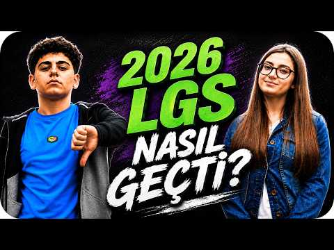 LGS 2026 Nasıl Geçti? Matematik Zor Muydu? Röportaj 🎤
