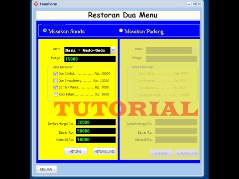 Tutorial delphi xe2 aplikasi restoran berbasis web - YouTube