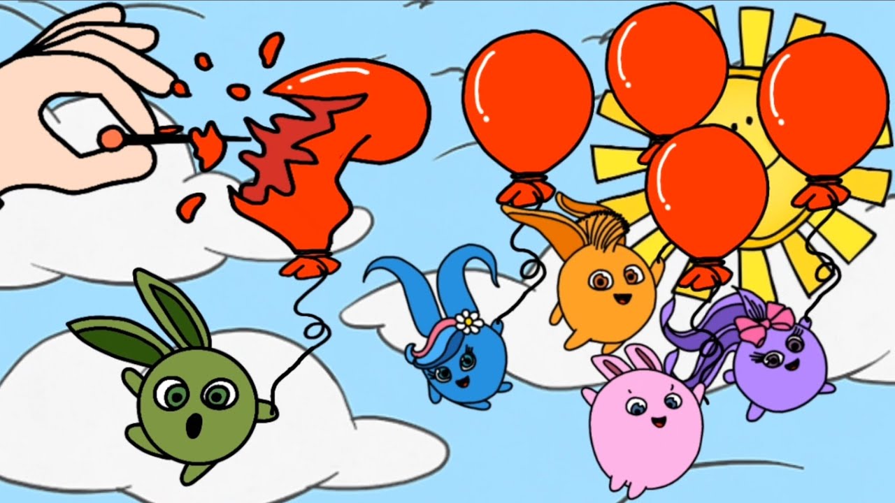 Sunny Bunnies Popping Balloons - Trending Intro Effects 2022 Animated ...