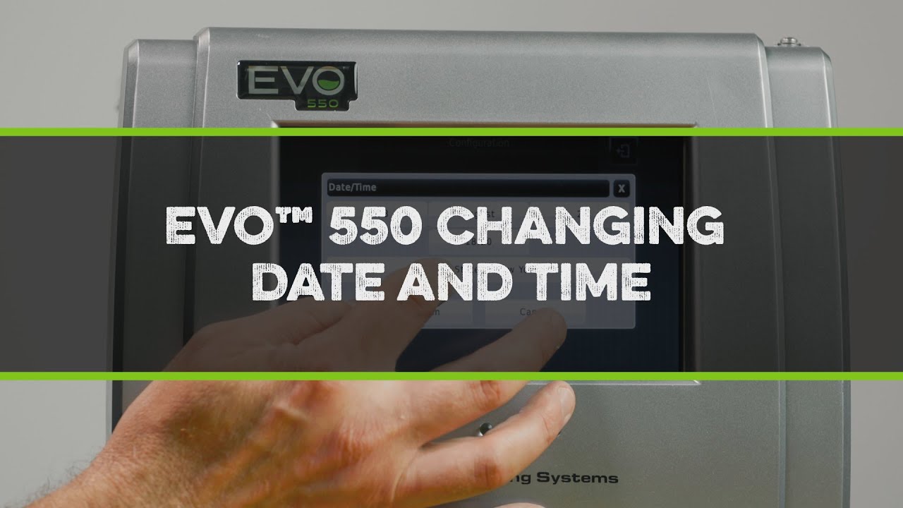Evo 550 Changing Date and Time - YouTube