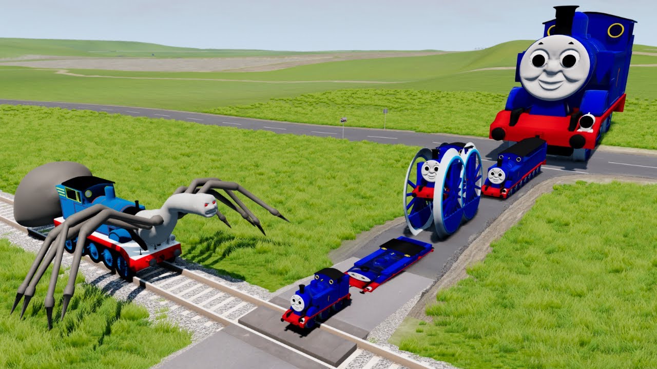 Big and Small Funny Thomas the Tank Engine Vs Cursed Thomas EXE Train ...