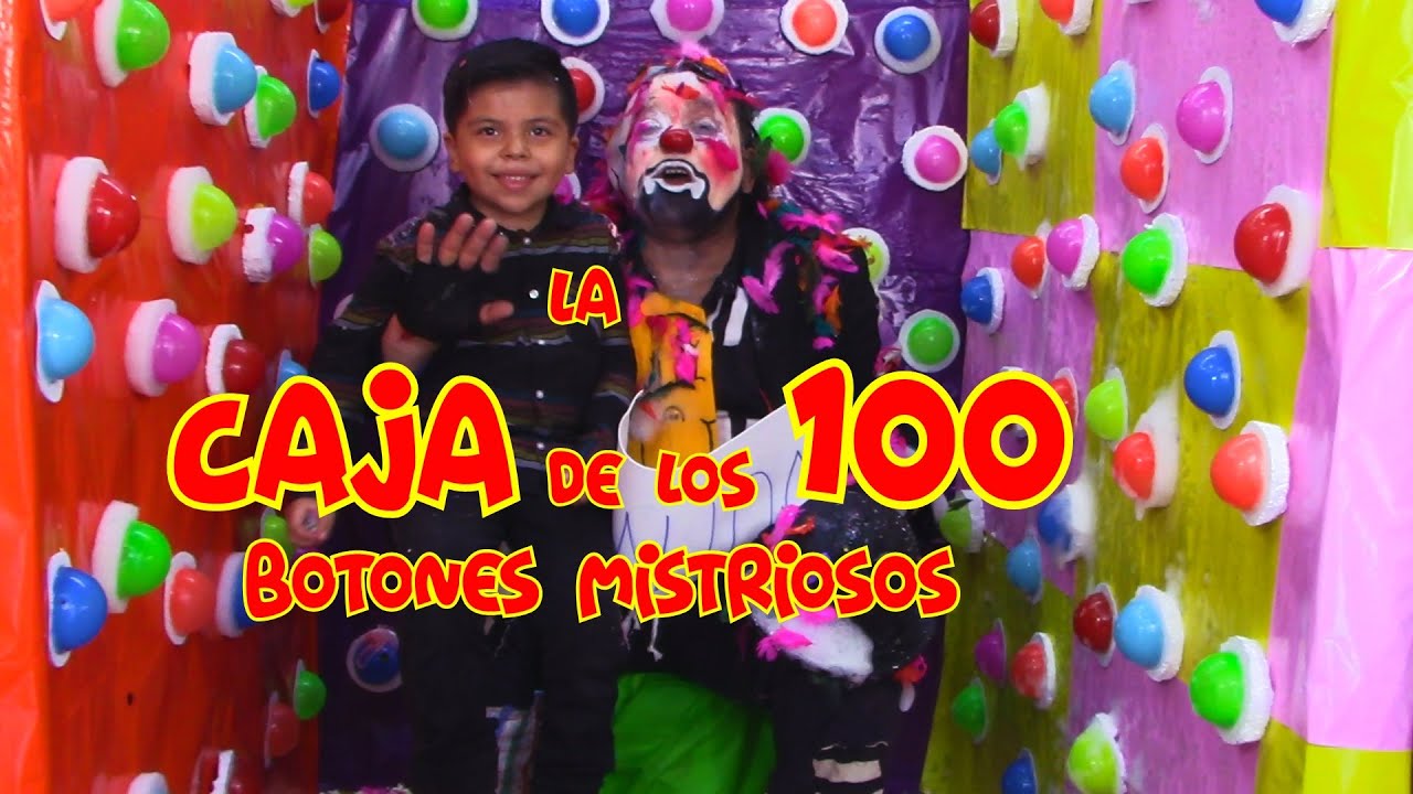 la caja de los 100 botones misteriosos !! pingui se convierte en ...