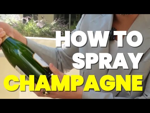 How To Spray Champagne