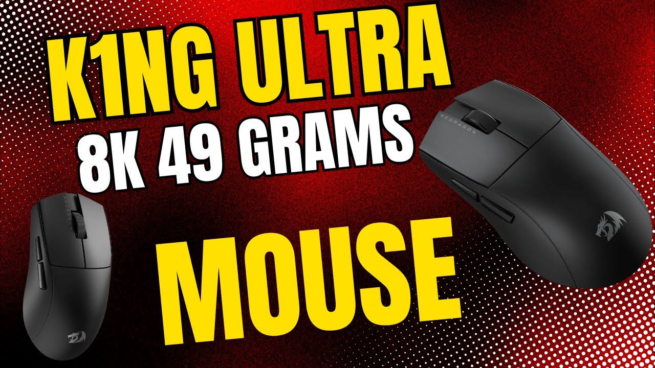 Redragon K1NG ULTRA Gaming mouse - Unboxing & Setup - YouTube