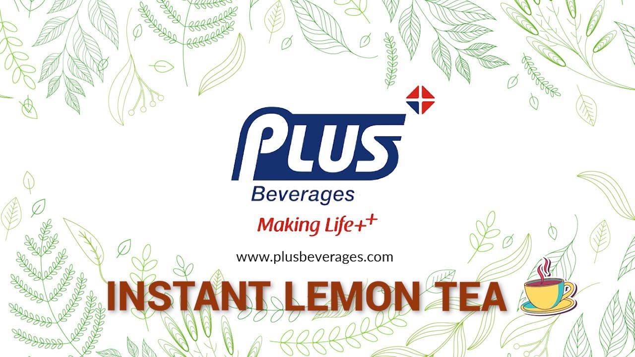 Plus Beverages Instant Lemon Tea - YouTube