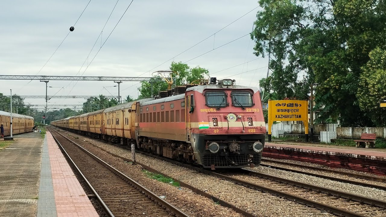 2 in 1| Compilation of Mangalore Express and Guruvayur Intercity ...