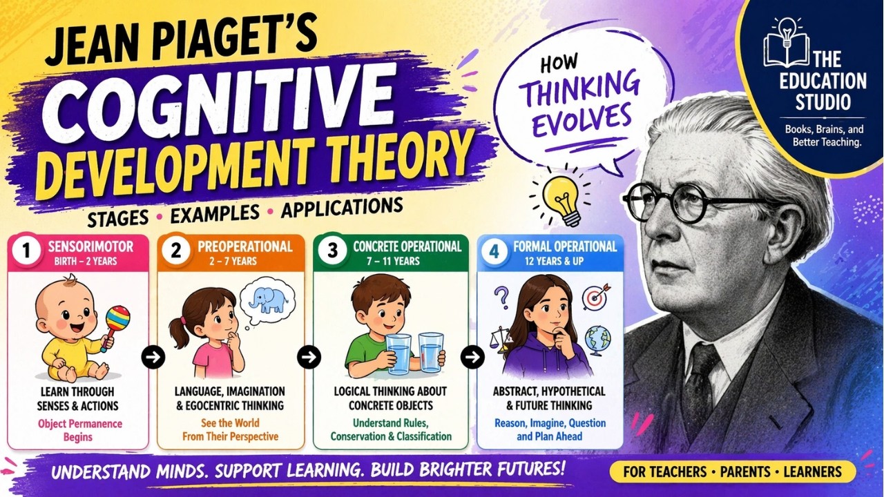 Piaget’s Cognitive Development Theory Explained | 4 Stages of Learning ...