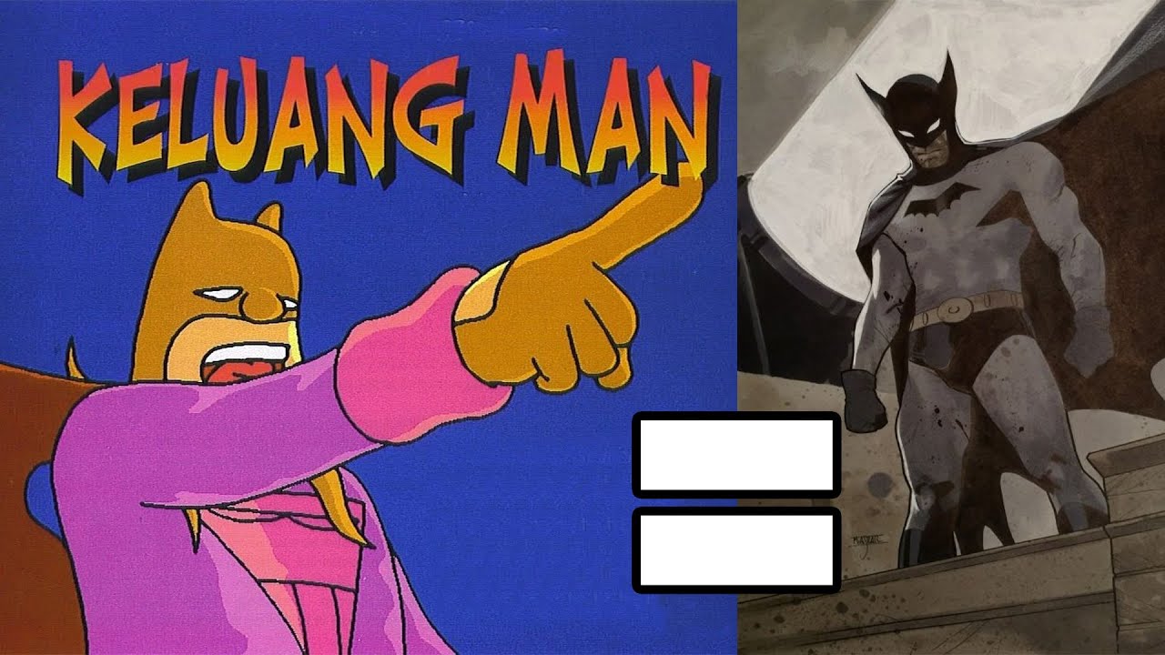 Keluang Man Cetak-Rompak Batman?! - Apa Perbezaan Dua Karakter Ini ...