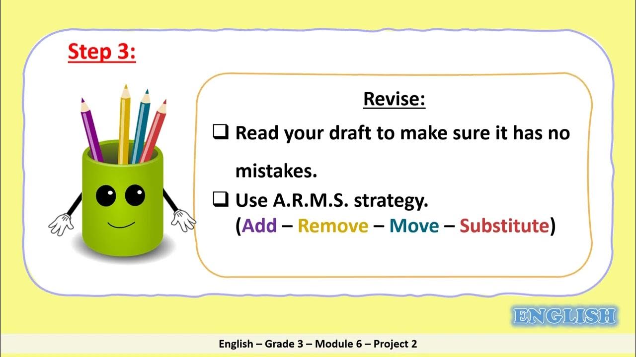 50 Grade 3 English Module 6 Project 2 - YouTube