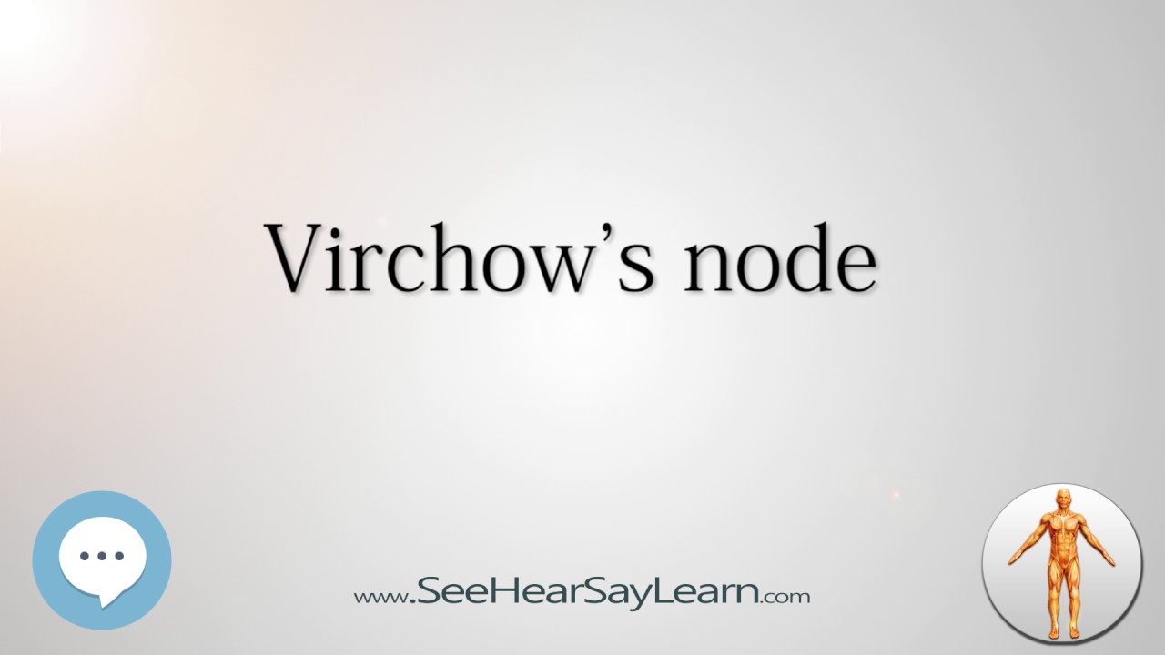 Virchow's node Anatomy Named After People 🔊 - YouTube