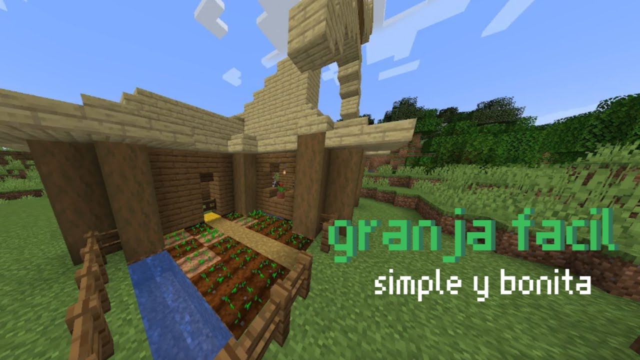 Tutorial de como hacer una granja en minecraft. primer video :) - YouTube