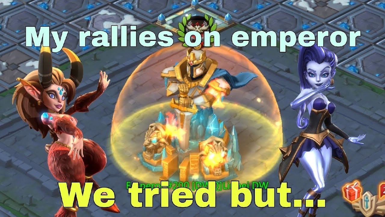 Lords Mobile - Emperor war. LaF gave us no chance/Surviving under hard ...