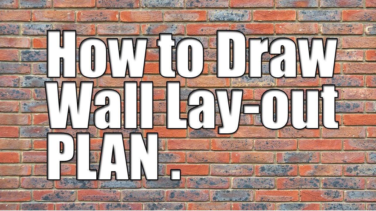 HOW TO DRAW WALL LAYOUT PLAN USING AUTOCAD - YouTube