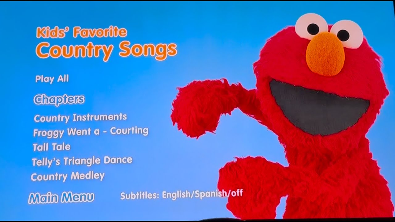 Sesame Street SING ALONG DOUBLE FEATURE DVD Menu Walkthrough. - YouTube