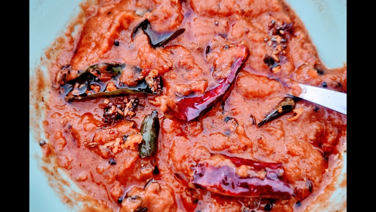 Onion Tomato red Chatni for Idly Dosa Vada Upma प्याज़ टमाटर की चटनी ...
