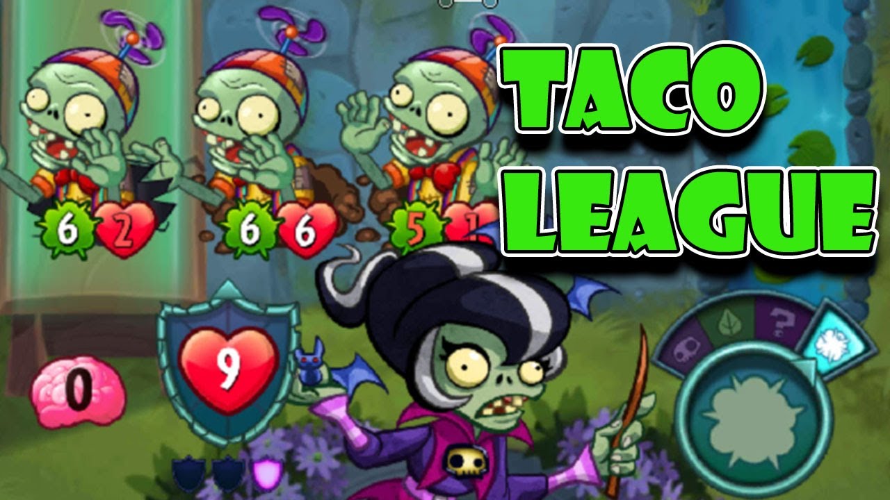 Plants vs Zombies Heroes Gameplay : Road to TACO League - YouTube