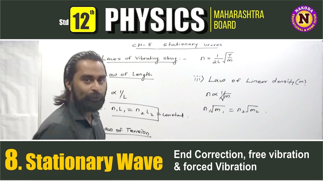 12th Class - Physics -Ch 8 - Stationary Wave - End Correction , Free ...
