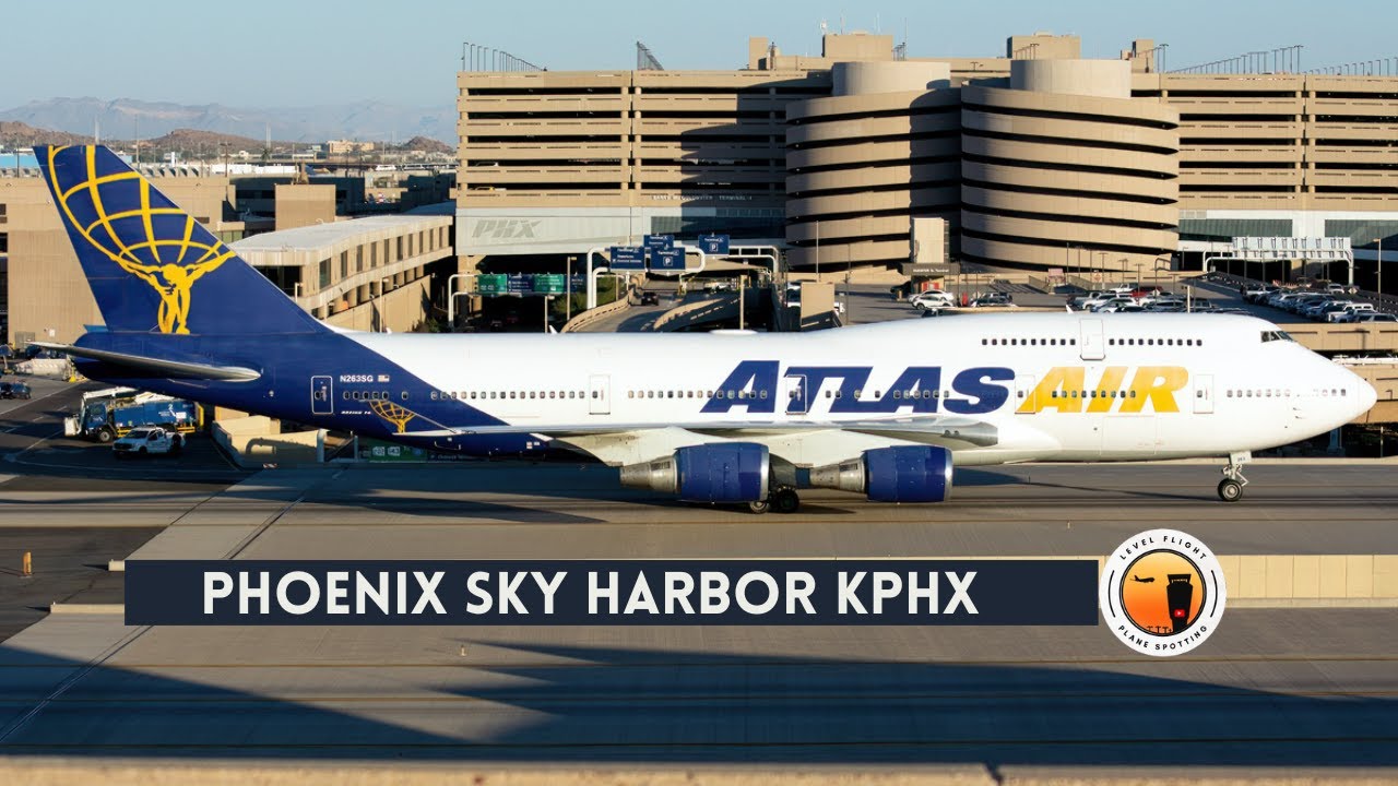 Plane Spotting Phoenix Sky Harbor Airport PHX: Atlas Air and UPS Boeing ...