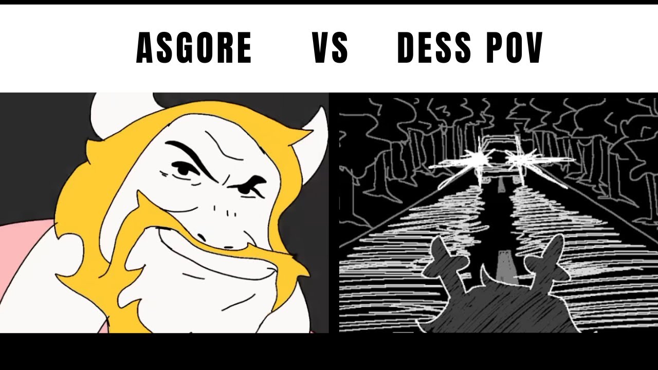 ASGORE run over Dess Mash up en español XD - YouTube