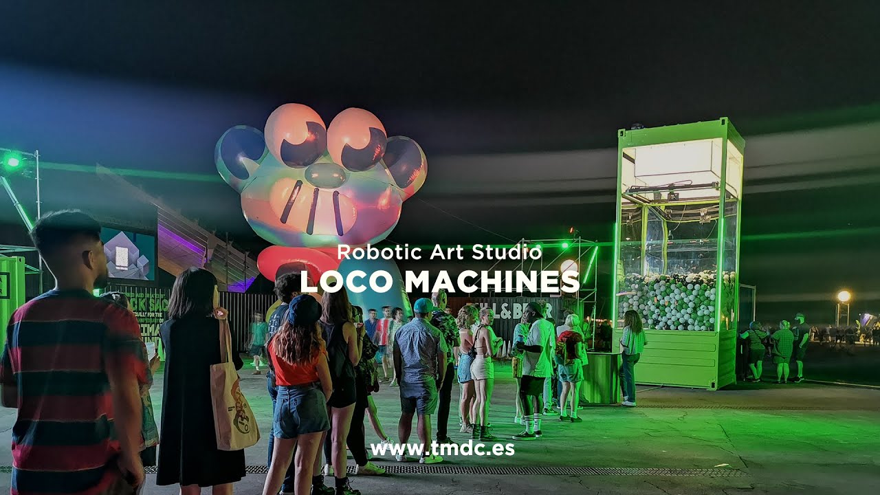 Robotic Art Studio | Loco Machines | Angel Muñoz - YouTube